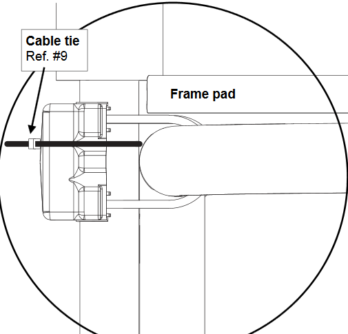 CABLE TIE FOR JS ENCLOSURES USING U-BOLTS